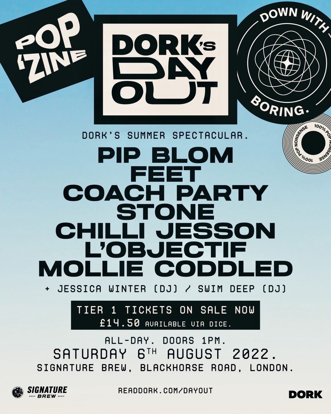 More new names for Dork's Day Out have been revealed - Dork