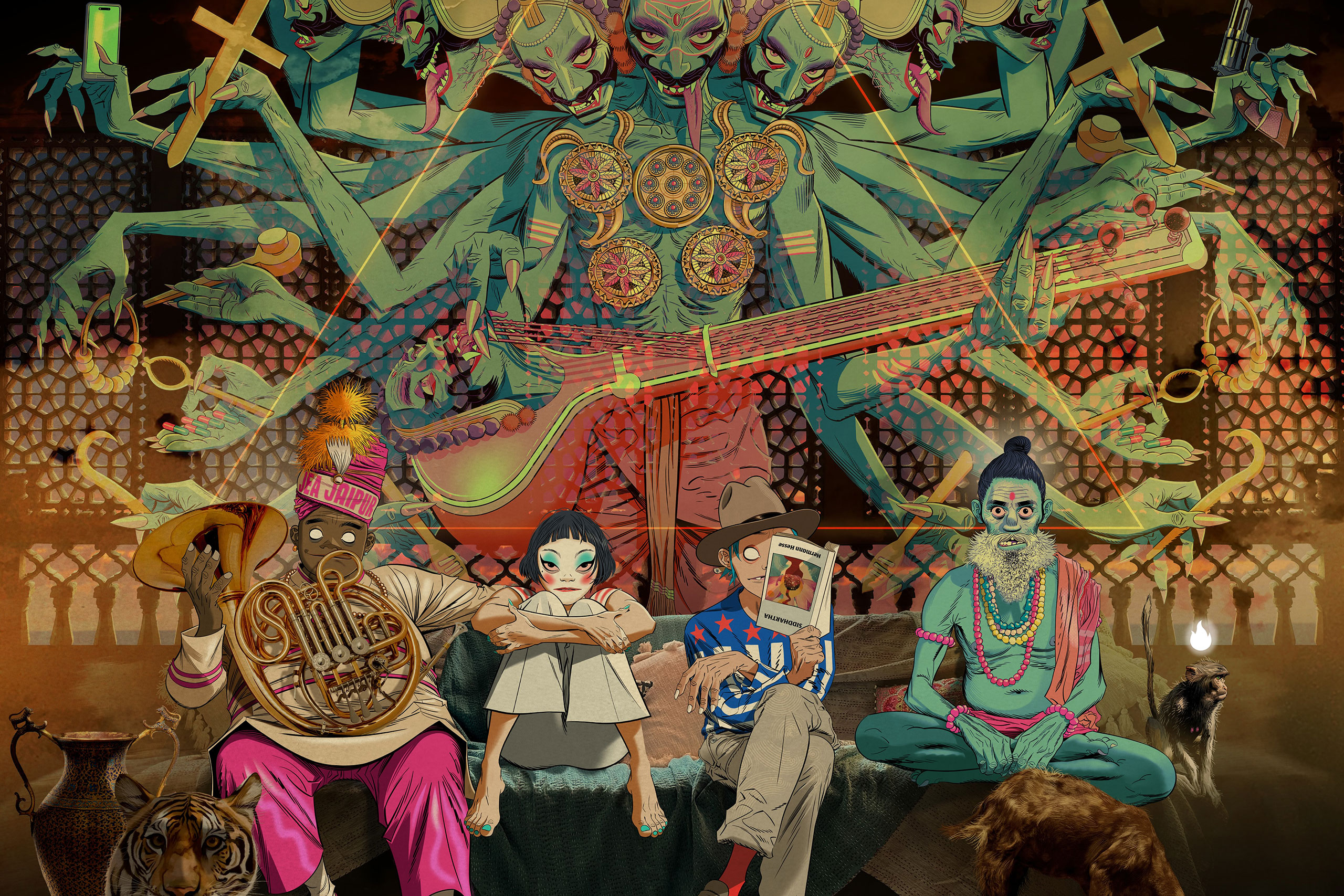 Gorillaz have announced their new album 'The Mountain' with first track 'The Happy Dictator ...